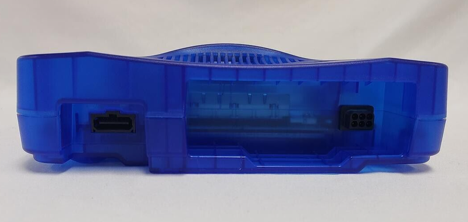 N64 Vintage 90s Funtastic Translucent BLUE Nintendo-64 Gaming Console ...