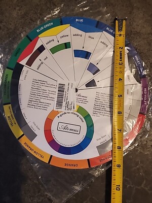 High Quality Rotating Color Wheel Mixing Guide 9" Diameter | eBay