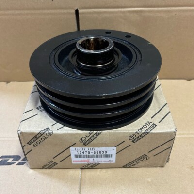 1992-1997 Toyota Genuine Land Cruiser FZJ100 Crankshaft Pulley ...