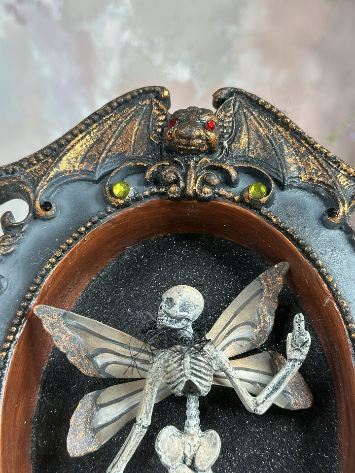 Katherine's Collection Halloween Framed Dead Fairy Oddity 3D Skeleton ...