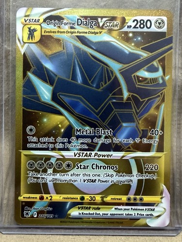 Pokémon TCG Astral Radiance Origin Forme Dialga VSTAR Gold 210/189 NM ...