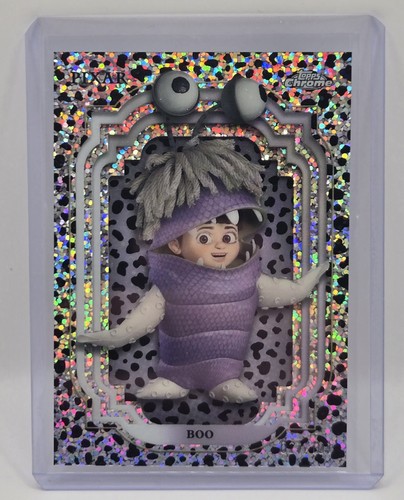 Boo 2024 Topps Chrome Disney #88 Black and White Speckle /101 Monsters ...