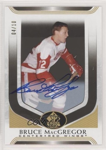 2020 Upper Deck SP Signature Edition Legends Black /10 Bruce MacGregor #216 Auto | eBay