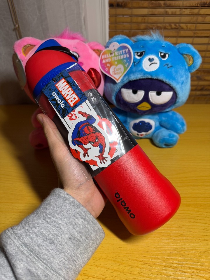 🕸️ Owala X Marvel - Spider-Man 24oz FreeSip New - Expedited Shipping! 🕸 ...