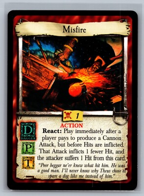 7th Sea TCG No Quarter Misfire CCG | eBay