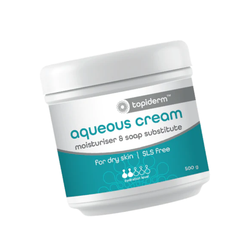 Topiderm Aqueous Cream Moisturiser & Soap Substitute Dry Skin SLS Free ...