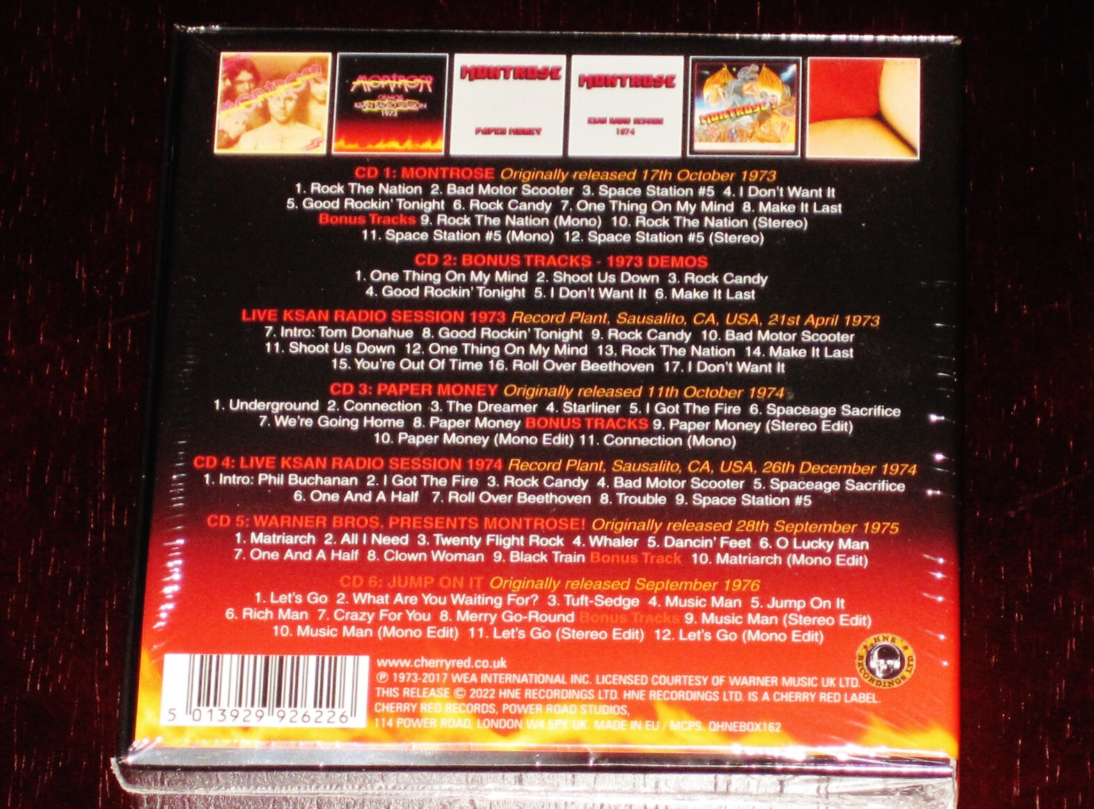 Montrose: I Got The Fire - Complete Recordings 1973-1976 6 CD Box Set HNE UK NEW 5013929926226| eBay