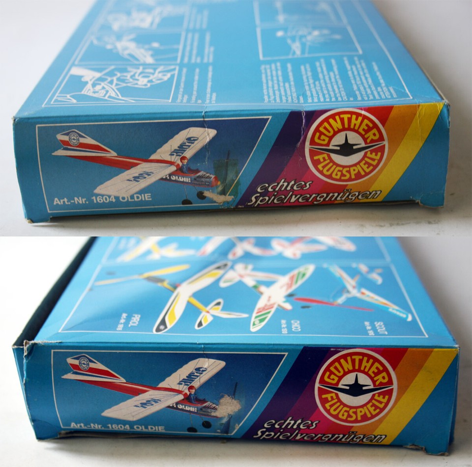 RARE VINTAGE 1984 GUNTHER OLDIE VETERAN FLYING MACHINE PLANE WEST ...