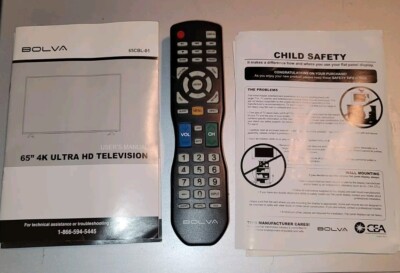 Bolva 65CBL-01 TV Remote Control NOS Original ***NEW***LD200 Owners ...