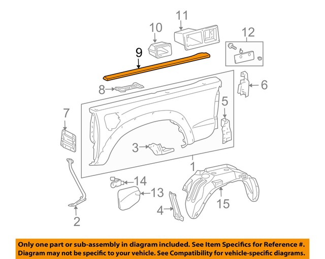 TOYOTA 6624804030 Genuine OEM Factory Original Protector for sale ...