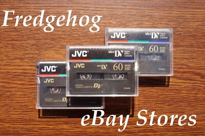 3 x QUALITY JVC DVM-60 MINI DV DIGITAL VIDEO CAMCORDER TAPES ...