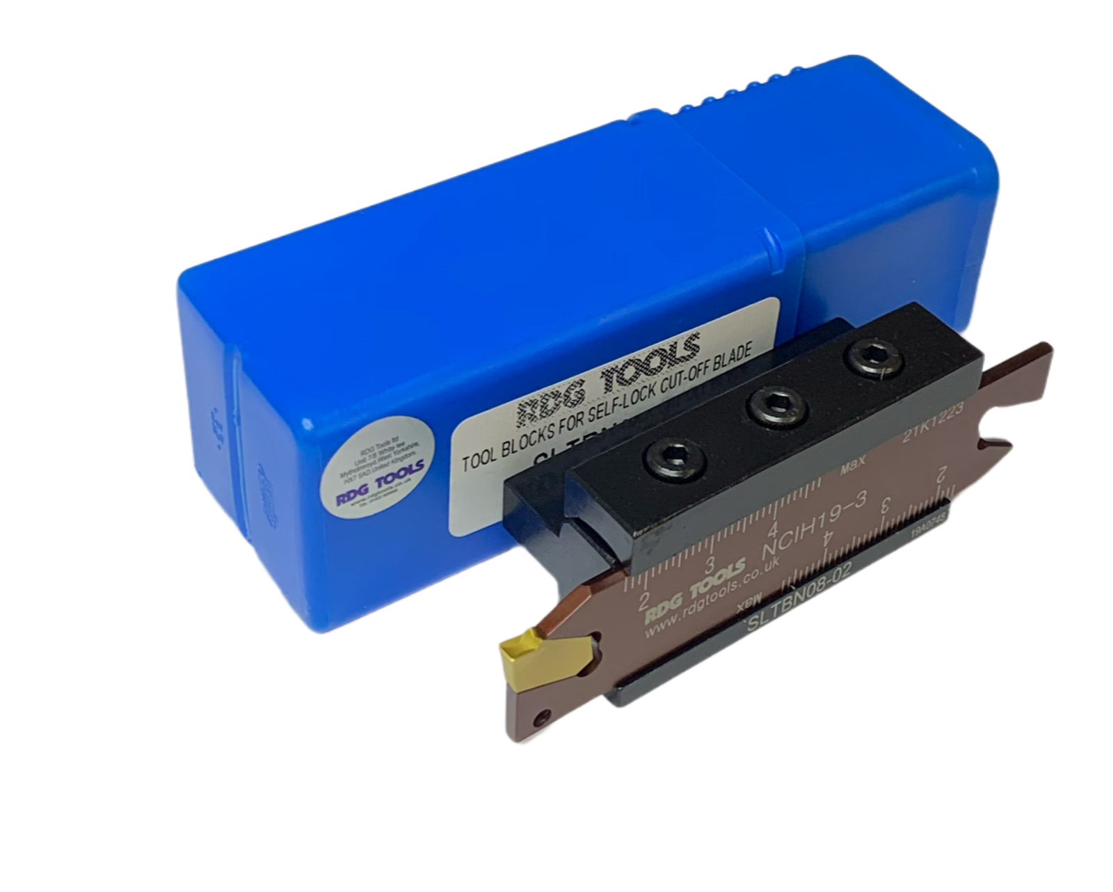 PARTING OFF TOOL CUT OFF SYSTEM BLOCK BLADE TIP 8, 10, 12, 16, 20, 25MM ...