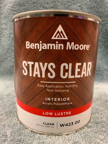 Benjamin Moore Benwood Stays Clear - Acrylic Polyurethane - 1 Quart ...
