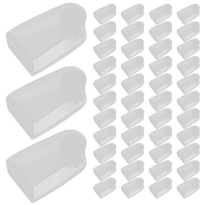 100Pcs Flexible Clips Plastic Folding Clips Key Ring Clips Key Ring ...