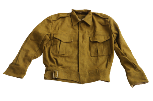 Repro WW2 British Army 37 Pattern Battle Uniform Tunic - Khaki Color ...