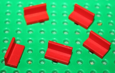 5 x Lego Red Panel ref 4865/set 6345 6392 5524 6399 2774 5525 8077 6593 ...