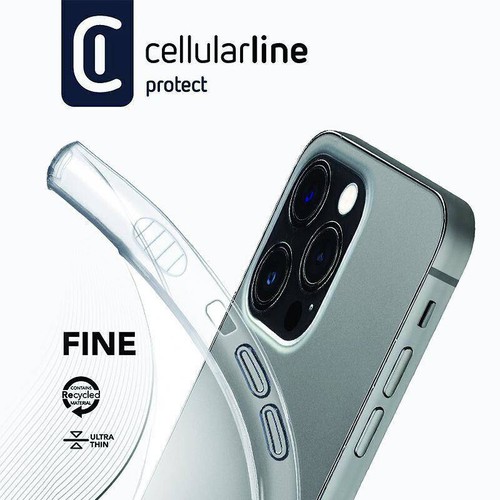 cellularline protect fine ultra slim crystal caoutchouc iphone 14 pro ...