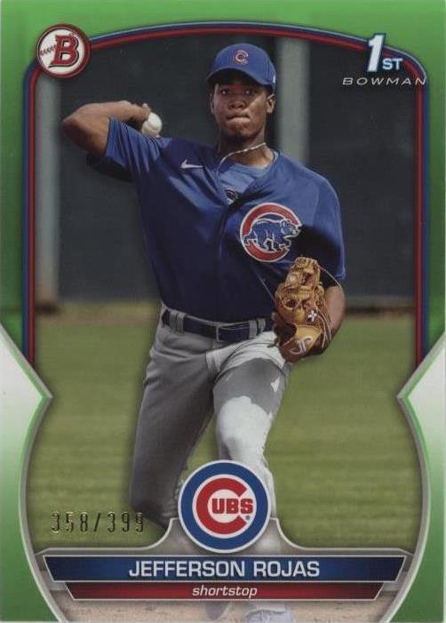 2023 Bowman - Prospects Jefferson Rojas #BP-70 Neon Green /399 (RC) for ...