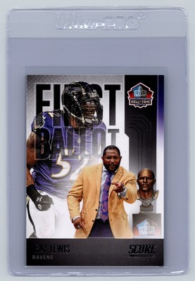 2022 Score First Ballot #FB-RL Ray Lewis | eBay