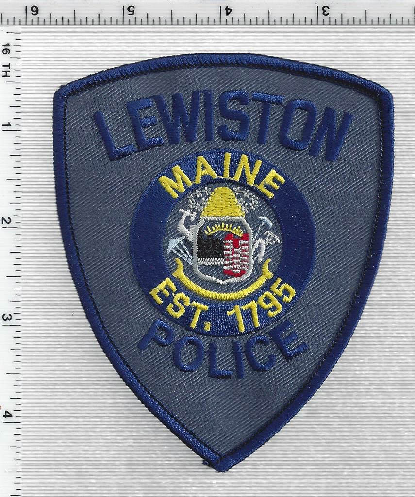 Lewiston Police (Maine) 3rd Issue Shoulder Patch | eBay