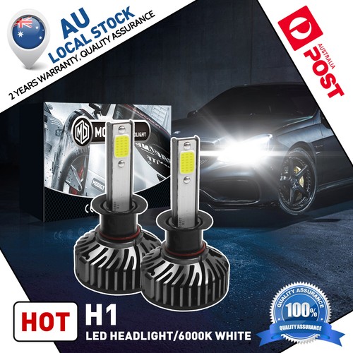 MODIGT H1 LED Headlight Globe 6000K High Low Beam Driving Lamp Bulb ...
