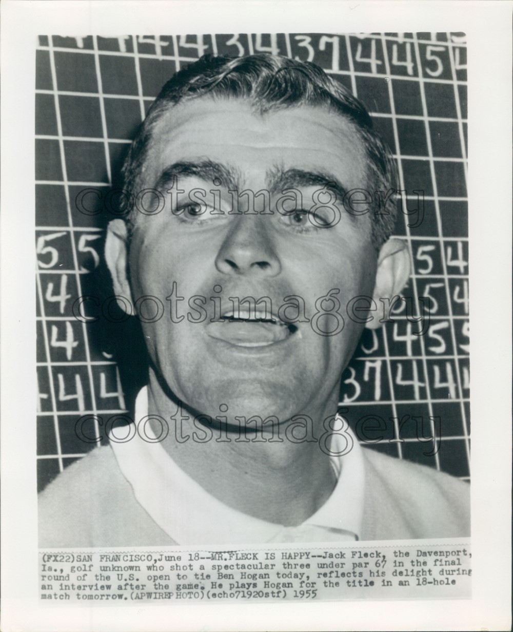 1955 Headshot Golfer Jack Fleck 1950s Press Photo | eBay