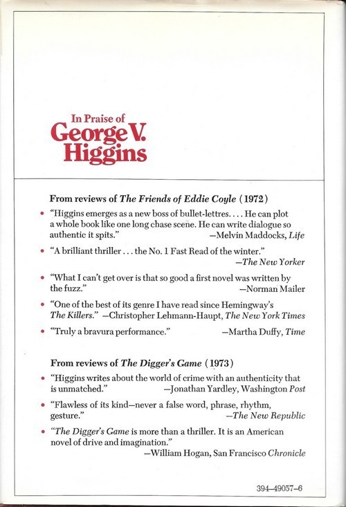 George V. Higgins ~ COGAN'S TRADE 1974 Hardcover / Dustjacket | eBay