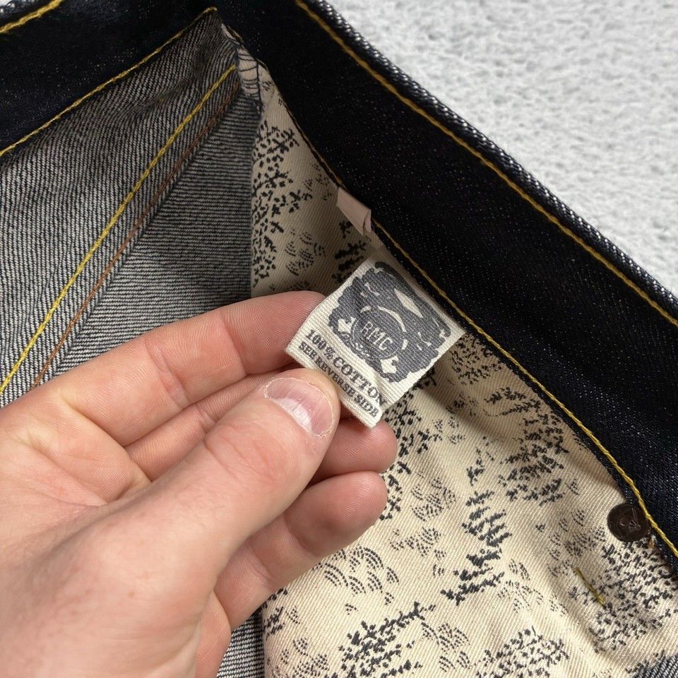 RMC Red Monkey Jeans 40x34 Wide Leg Lot 1001 Martin Ksohoh Selvedge ...