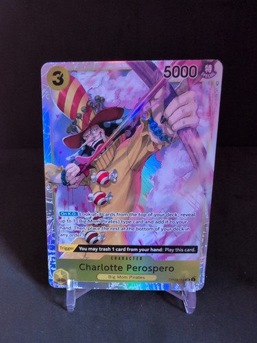 One Piece Pillars Of Strength Charlotte Perospero Foil OP03-113 NM ...