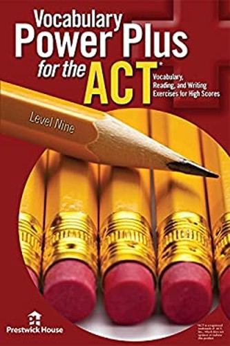 Vocabulary Power Plus for the Act - Book One Paperback Daniel A. | eBay