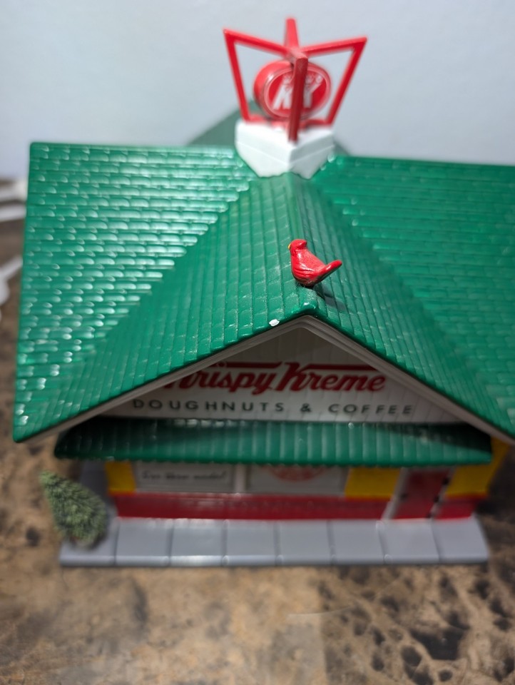 Department 56 The Snow Village Krispy Kreme Donut Shop Light Up ...