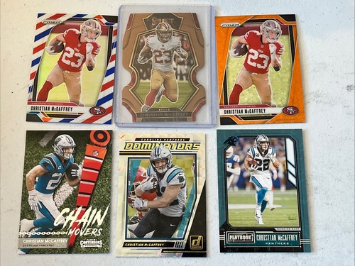6 Pack Christian Mccaffrey 2022 Select Copper Die-Cut /99 + Prizm ...
