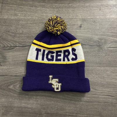 LSU Tigers Pom Beanie | eBay
