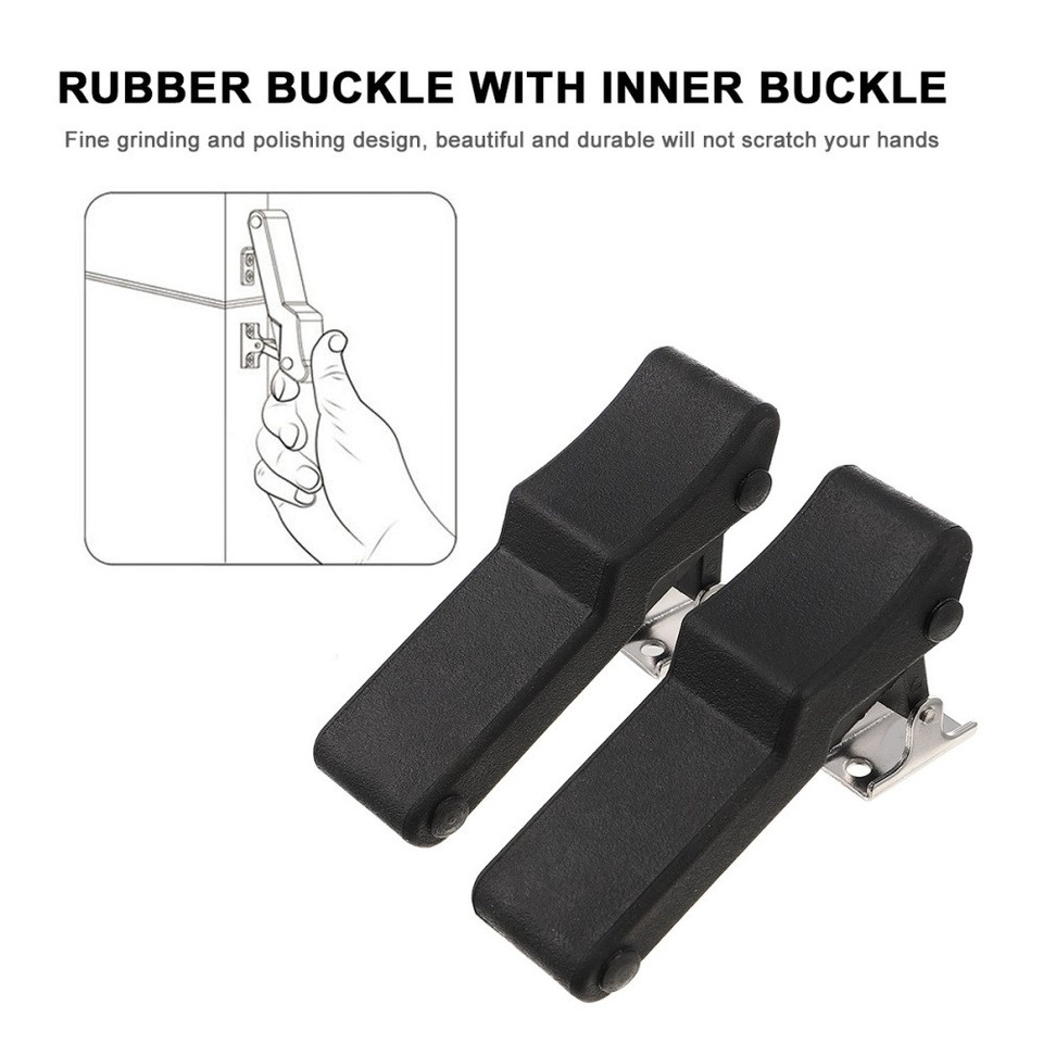 2PCS Concealed Toggle Catch Lightweight Latch Lock Durable Clamp Hasp ...