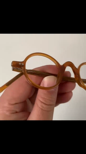 Retro Small Round 38mm Reading Glasses Acetate Vintage Full Rim Glasses ...