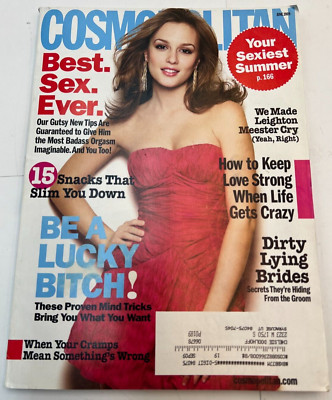 Cosmopolitan Magazine June 2009 Leighton Meester Cover | eBay