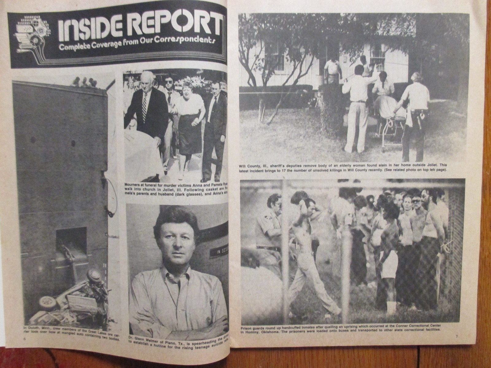 December, 1983 "Inside Detective" Magazine (AUDREY MARIE HILLEY/LYDIA ...