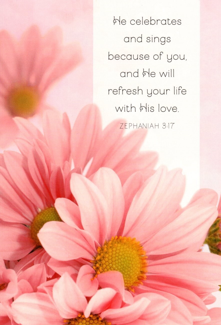 Happy Birthday Pink Daisy Flower Blossom Garden Flowers Dayspring Card ...