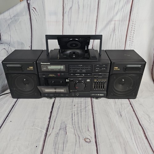 PANASONIC RX-DS620 Portable Stereo Compact CD System / Tape Recorder AM ...