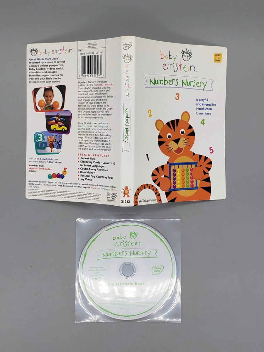 Baby Einstein Numbers Nursery Menu