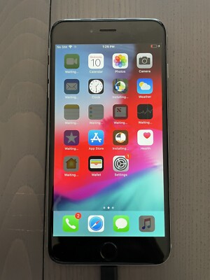 Apple iPhone 6 Plus 64GB Gray A1524 (AT&T) iOS Smartphone | eBay