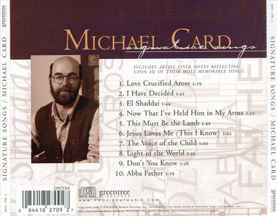 MICHAEL CARD - SIGNATURE SONGS NEW CD | eBay
