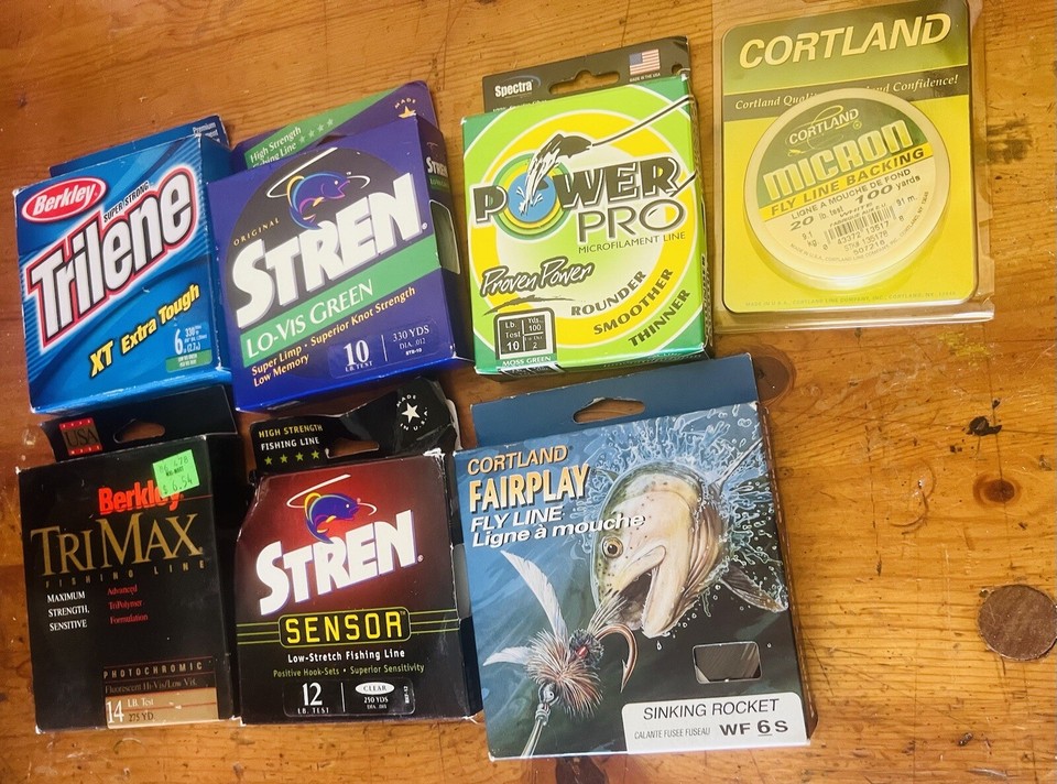 Huge Fishing Tackle Lot Bag Lures Jigs Hooks Flies Spools Boxes ...