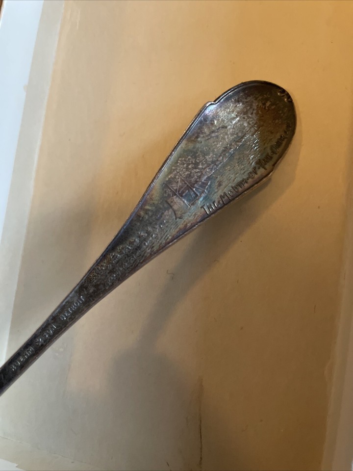 Detroit Collectible Silver Spoon - Roehm & Son - Early 1900s | eBay