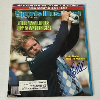 Craig Stadler Masters Champ signed SI Sports Illustrated Magazine ...