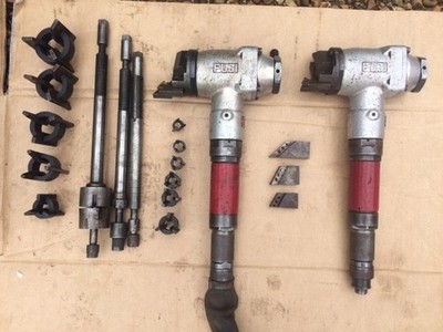 FUJI FBM 80 Pipe Prep /Bevelling Pneumatic Tools x 2 incl accessories ...
