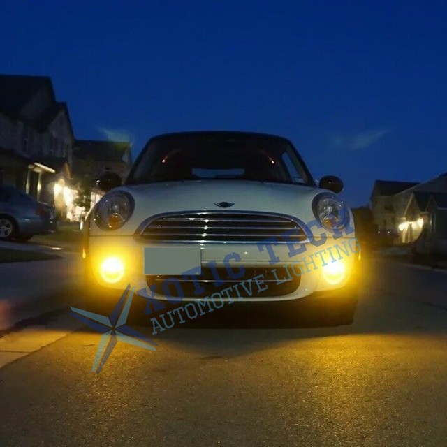 Amber 2825 W5w LED Parking Driving Light Bulbs for Mini Cooper R56 ...