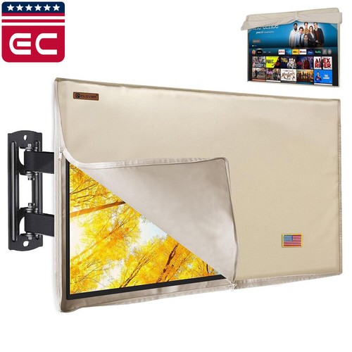 Outdoor TV Cover Fitted Waterproof Weatherproof Television Protector 43 ...