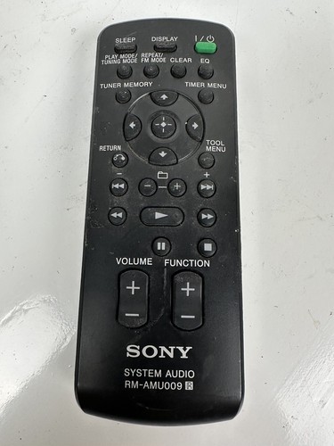 Sony RM AMU009 Remote Control - CMT BX20i CX4iP B FX300i MHC EC909iP ...