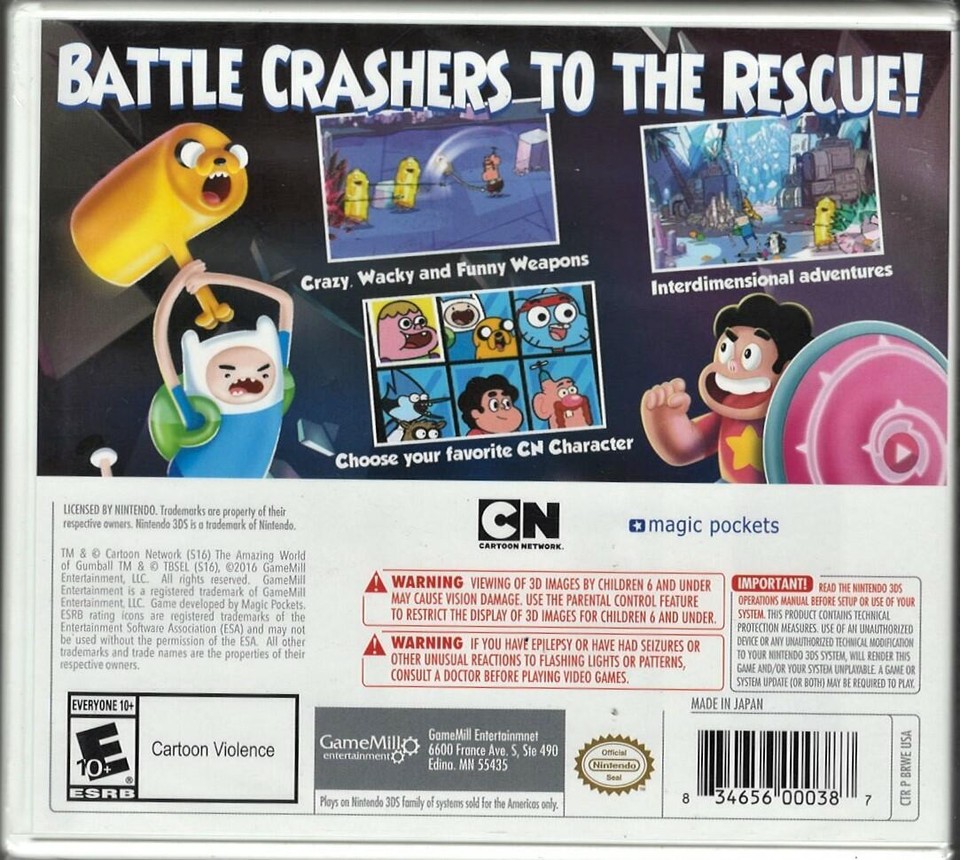 Cartoon Network Battle Crashers 3DS (Brand New Factory Sealed US ...